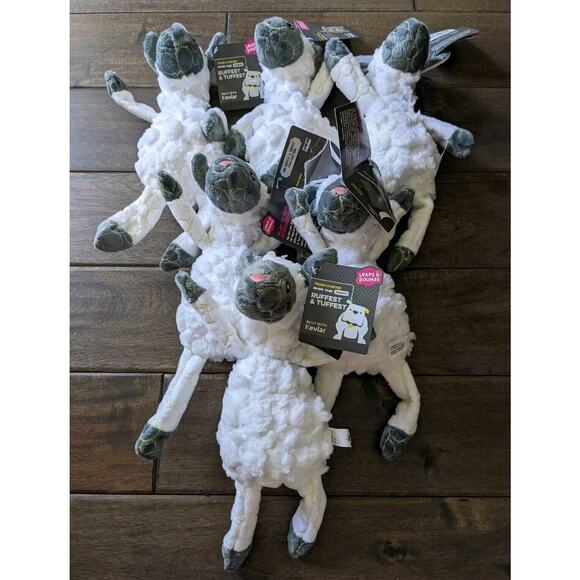 DuPont | Dog | Pack Set Lot 6 Leaps Bounds Tough Sheep Lamb Dog Toy ...